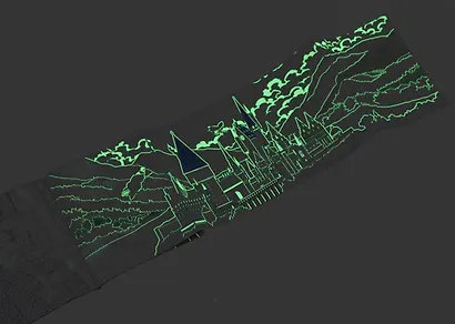 Harry Potter Glow in the Dark Coloring Book Гарри Поттер Светящаяся ...